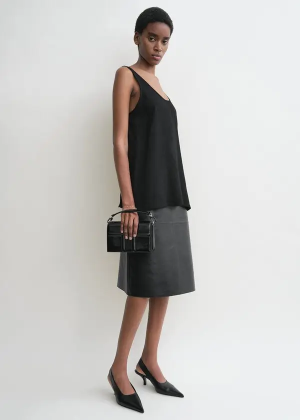 TOTEME Mini T-flap Naplack Bag