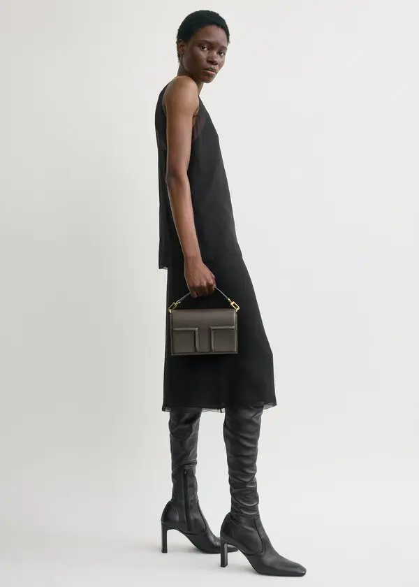 TOTEME Mini T-flap Leather Bag