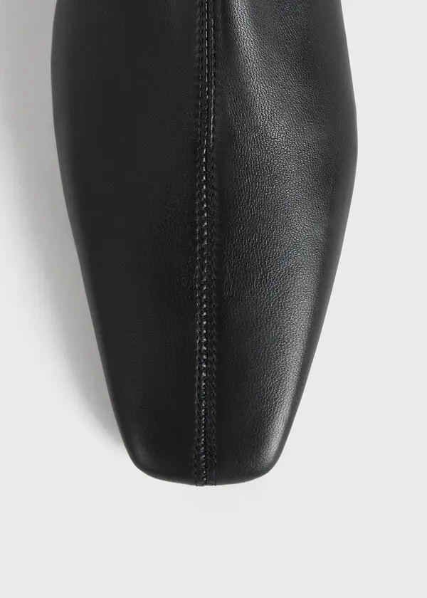 TOTEME Leather Sock Boots
