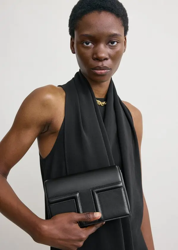 TOTEME Mini T-flap Leather Bag