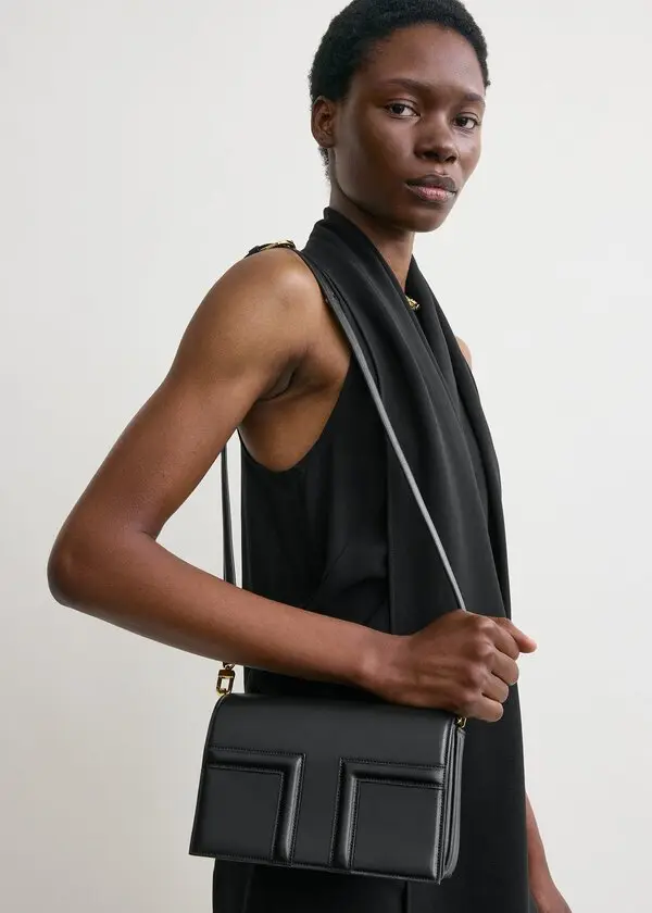 TOTEME Mini T-flap Leather Bag