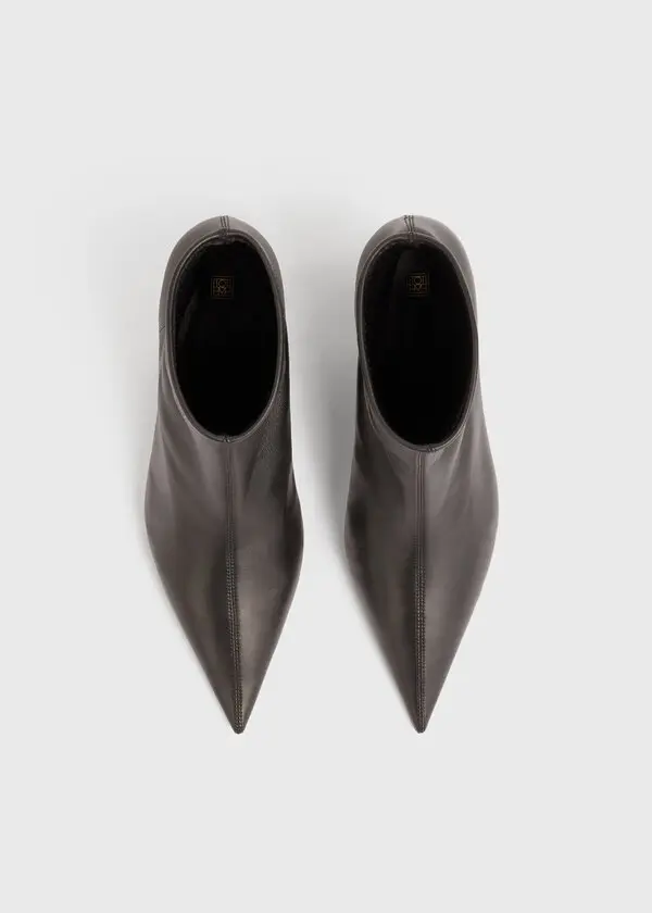 TOTEME Nappa Heeled Sock Boots