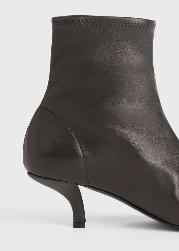 TOTEME Nappa Heeled Sock Boots