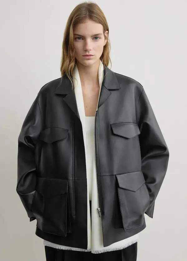 TOTEME Army Leather Jacket