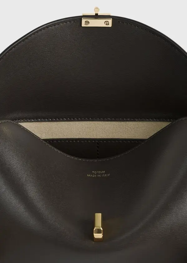 TOTEME T-lock Leather Clutch