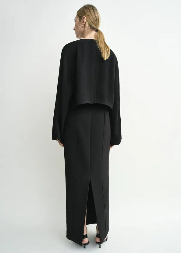 TOTEME Cropped Sablé Blouse