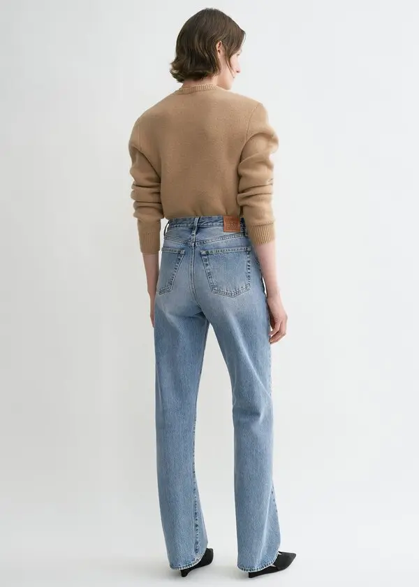 TOTEME Twisted Seam Denim Full Length