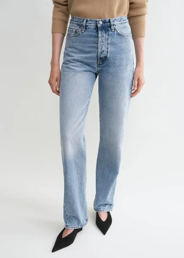 TOTEME Twisted Seam Denim Full Length