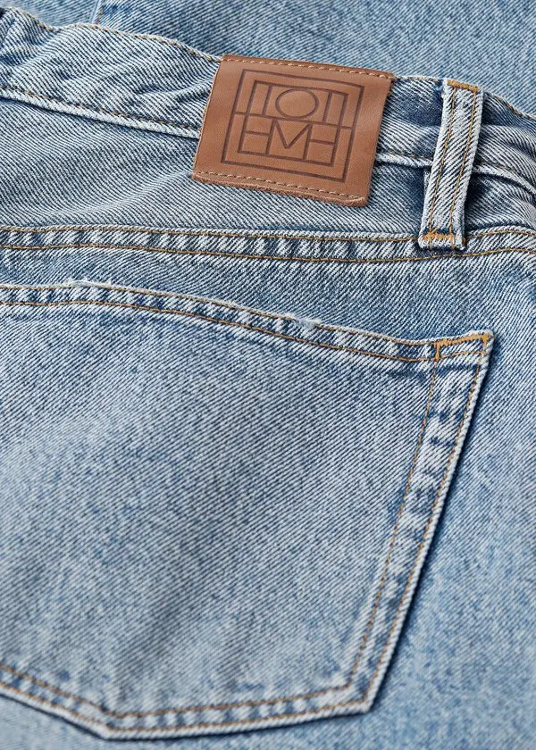 TOTEME Twisted Seam Denim Full Length