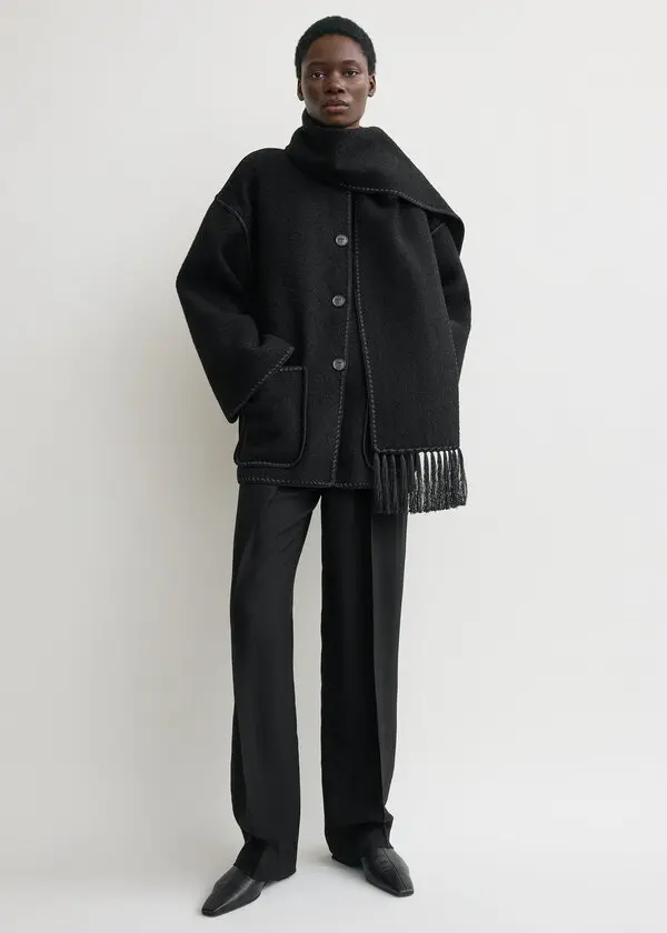 TOTEME Embroidered Scarf Jacket