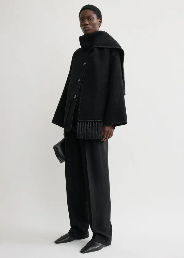 TOTEME Embroidered Scarf Jacket