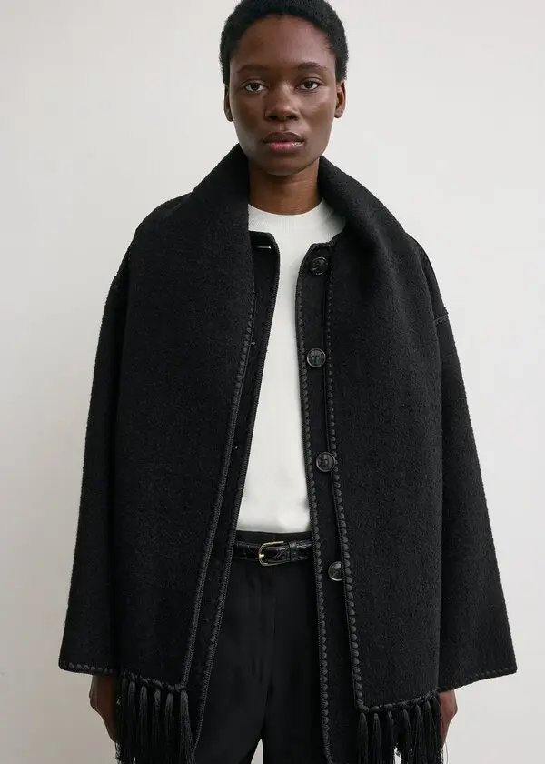 TOTEME Embroidered Scarf Jacket