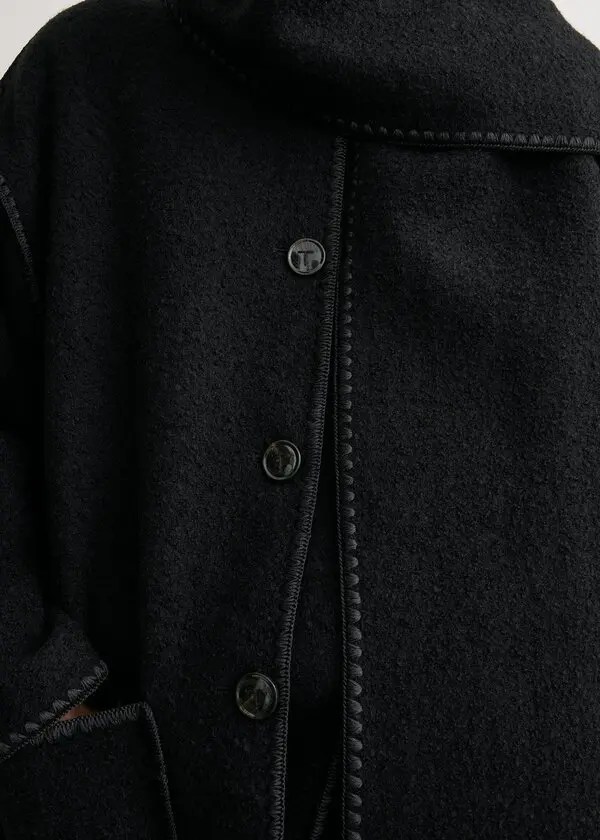 TOTEME Embroidered Scarf Jacket