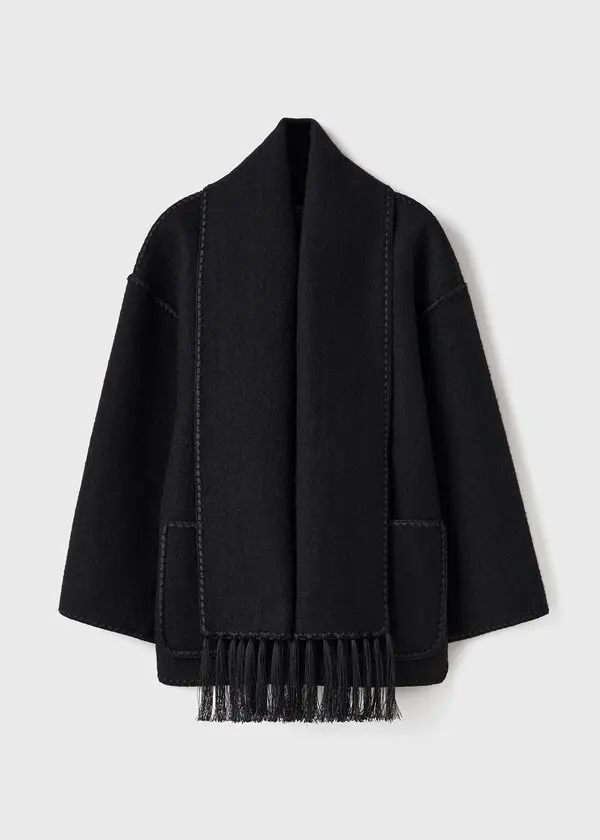 TOTEME Embroidered Scarf Jacket