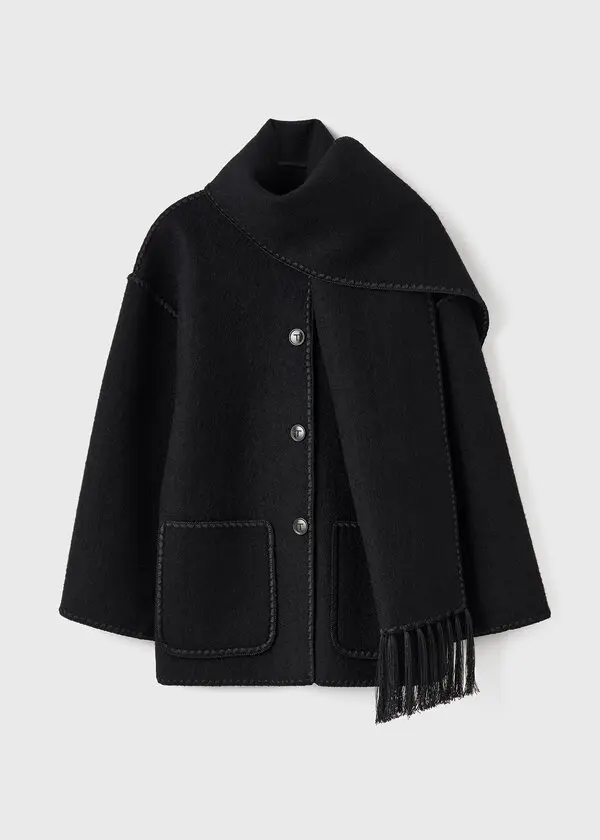 TOTEME Embroidered Scarf Jacket