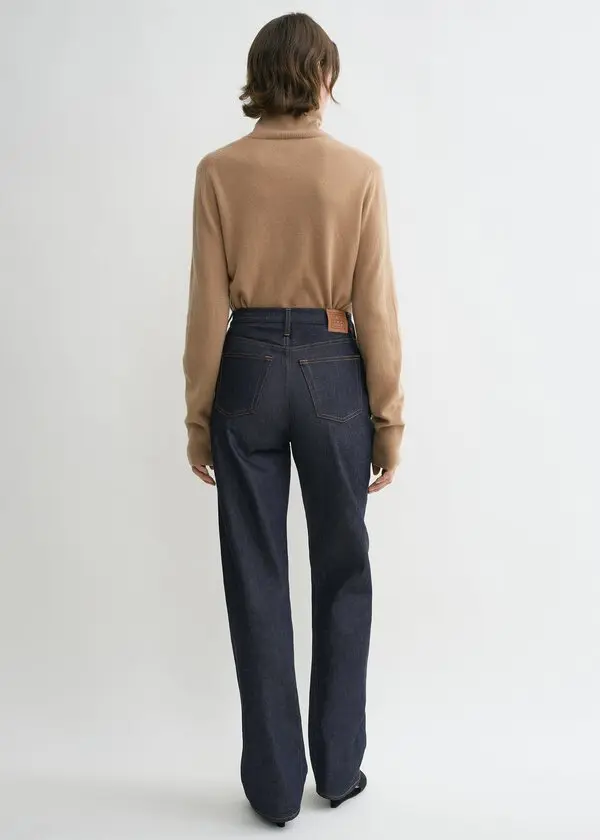 TOTEME Twisted Seam Denim Full Length Blue