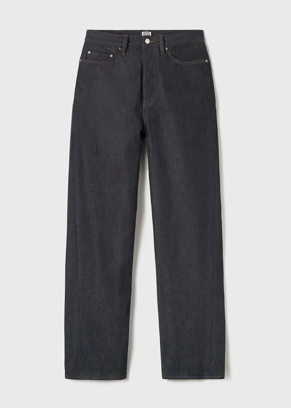 TOTEME Twisted Seam Denim Full Length Blue