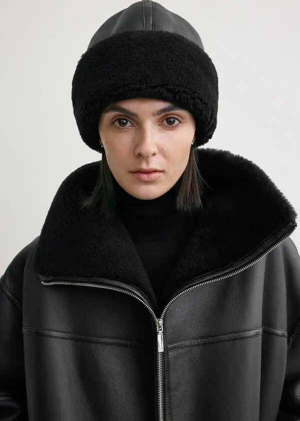 TOTEME Shearling Winter Hat