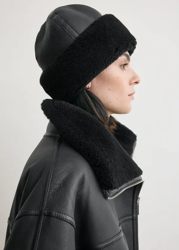 TOTEME Shearling Winter Hat