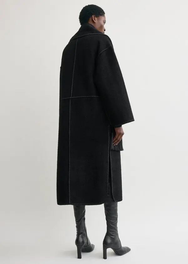 TOTEME Embroidered Scarf Coat