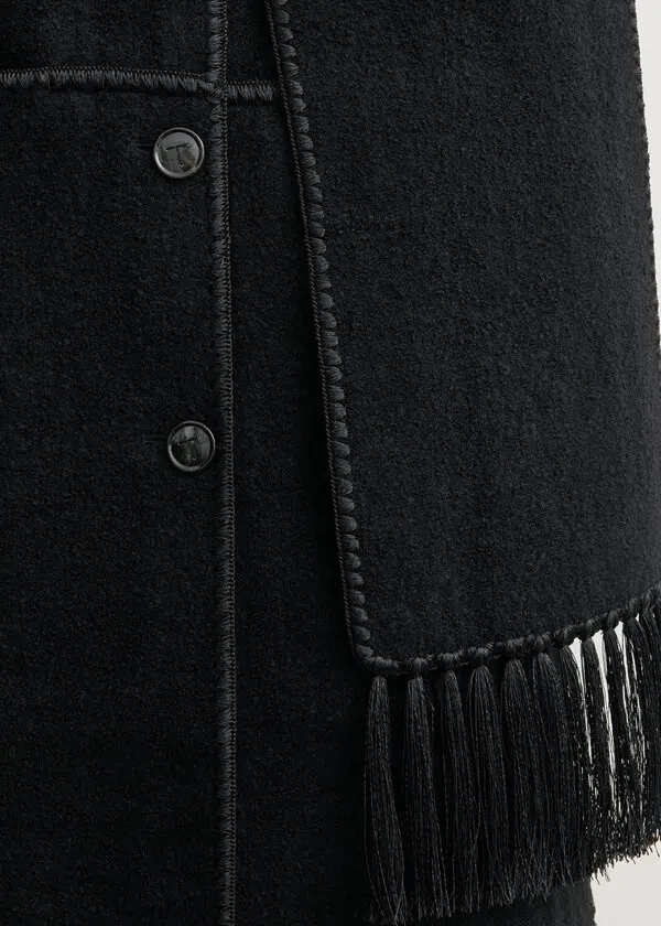 TOTEME Embroidered Scarf Coat