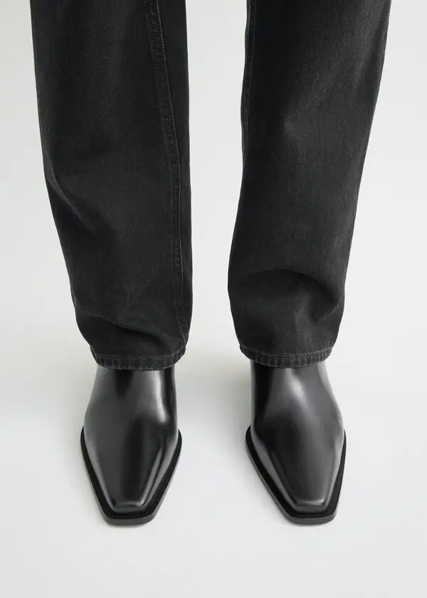 TOTEME Leather City Boots