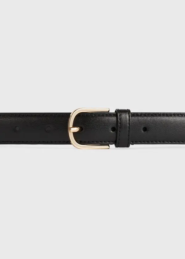 TOTEME Slim Leather Trouser Belt