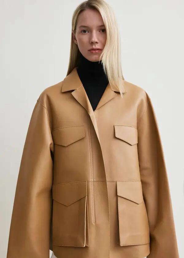 TOTEME Army Leather Jacket