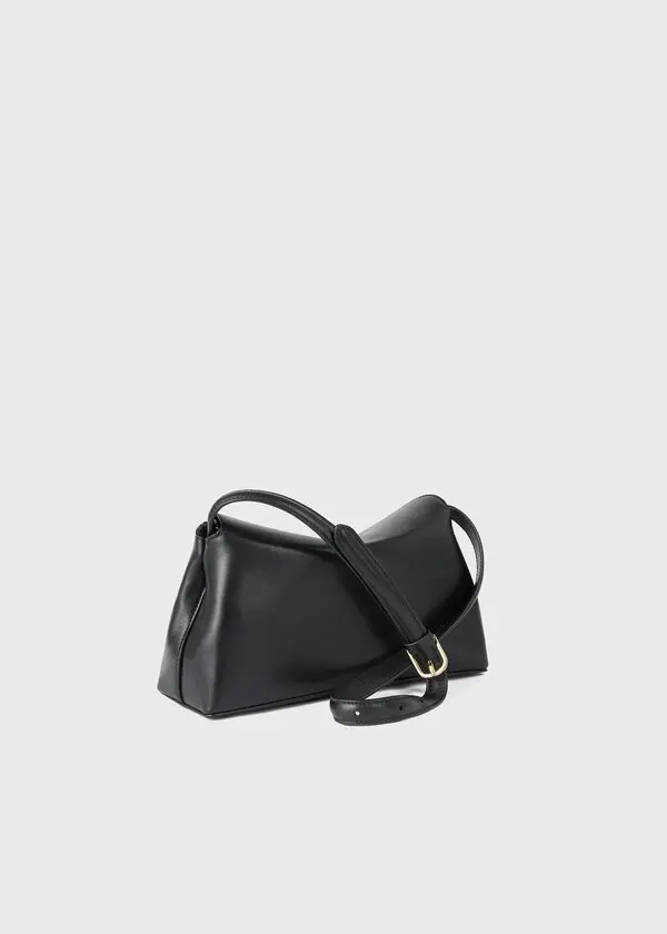 TOTEME T-lock Leather Clutch