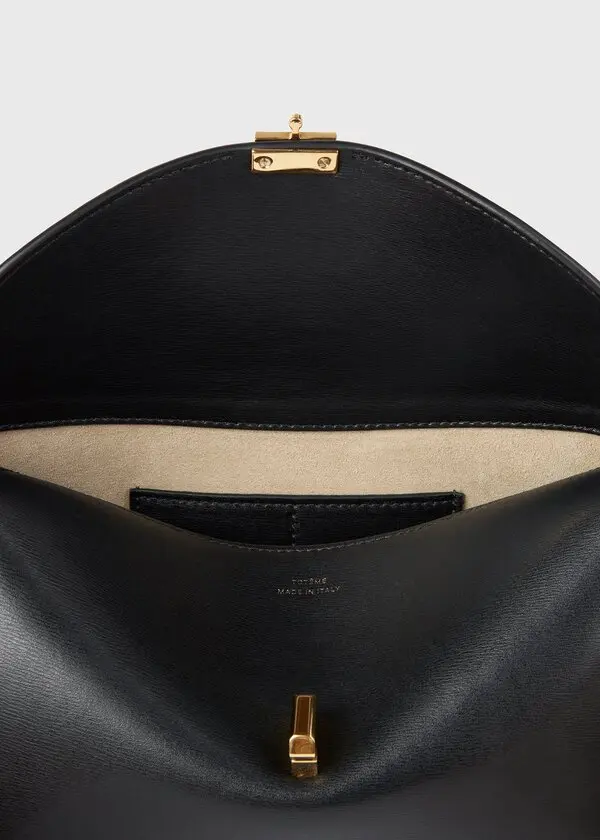 TOTEME T-lock Leather Clutch