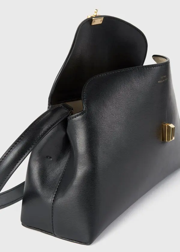 TOTEME T-lock Leather Clutch