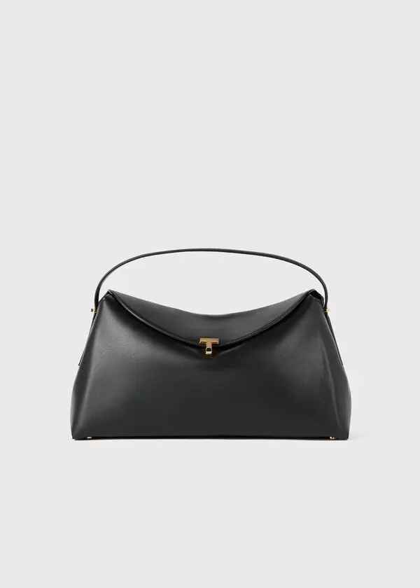 TOTEME T-lock Leather Top Handle