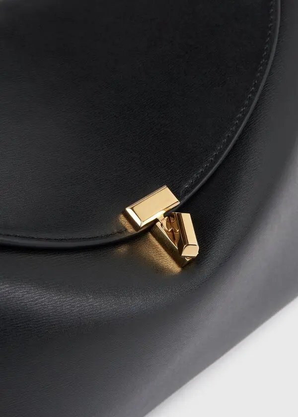 TOTEME T-lock Leather Top Handle