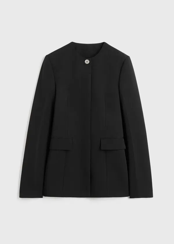 TOTEME Collarless Cinched Jacket