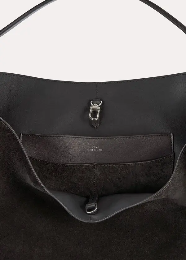 TOTEME Belted Suede Tote