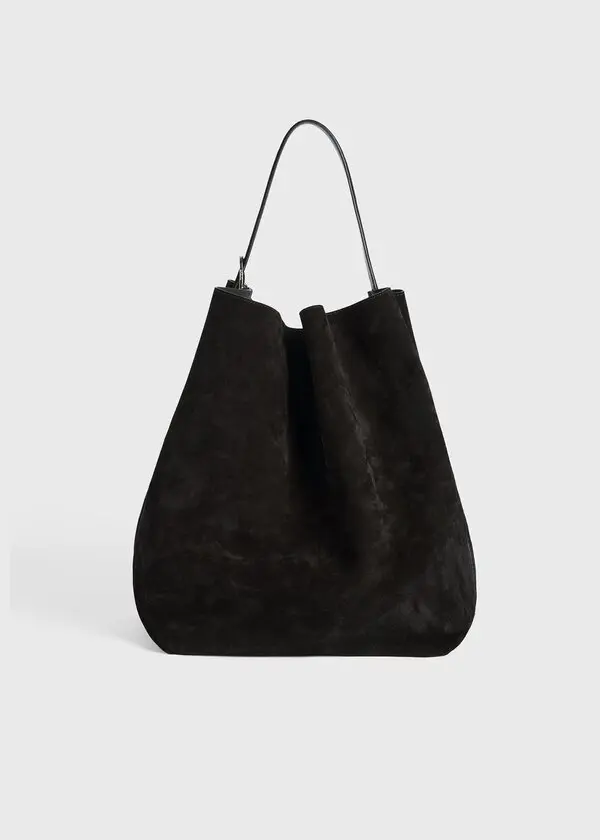 TOTEME Belted Suede Tote