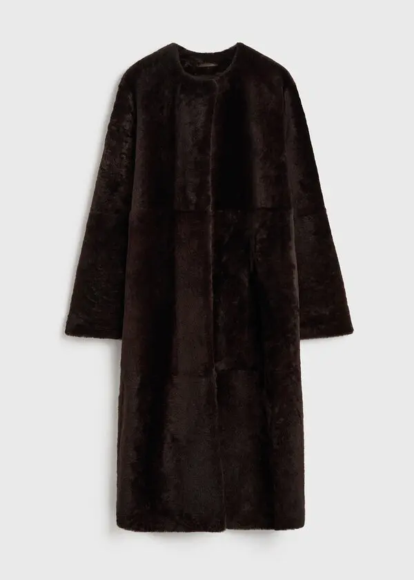 TOTEME Soft Shearling Coat