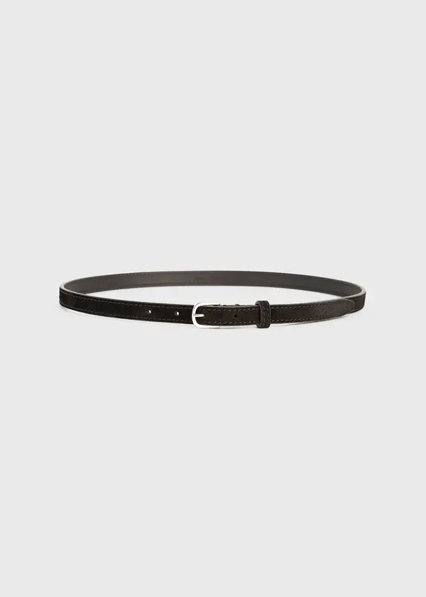 TOTEME Thin Suede Belt