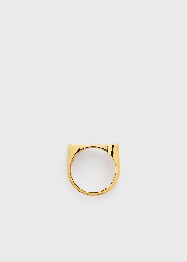 TOTEME Signet Diamond Midi Ring 18kt
