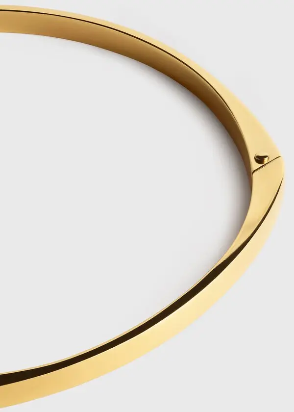 TOTEME Signature Hinged Collar - Gold