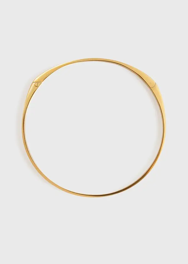 TOTEME Signature Hinged Collar - Gold