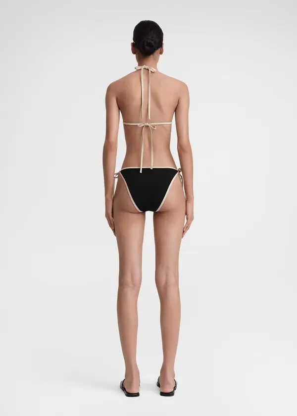 TOTEME Stripe Tie Bikini Bottoms