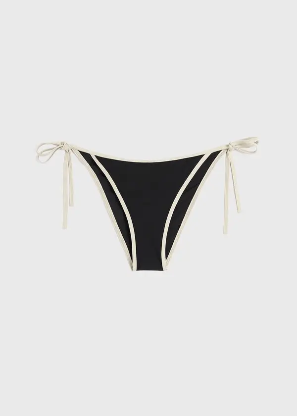 TOTEME Stripe Tie Bikini Bottoms