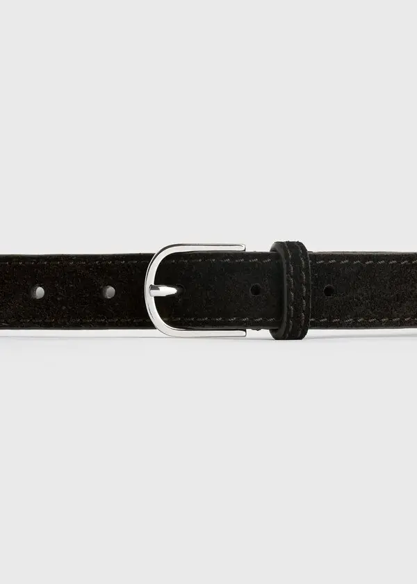 TOTEME Slim Suede Trouser Belt