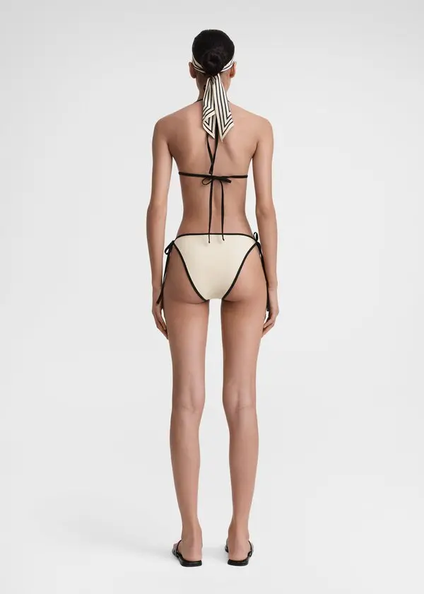 TOTEME Stripe Tie Bikini Bottoms