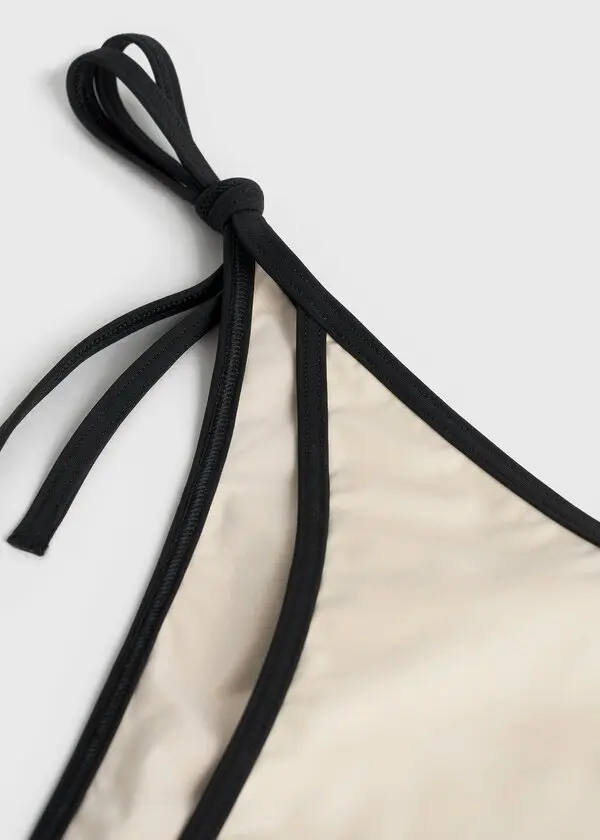TOTEME Stripe Tie Bikini Bottoms
