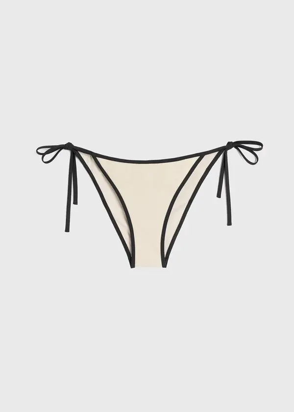 TOTEME Stripe Tie Bikini Bottoms