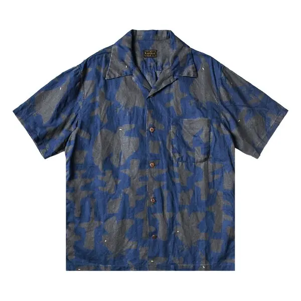 Kapital French Cloth Linen Guiding Light Raven-dye Aloha 'indigo - Blue