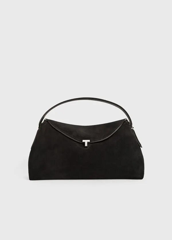 TOTEME T-lock Suede Top Handle