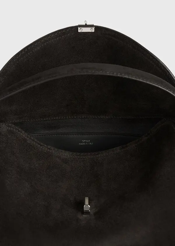 TOTEME T-lock Suede Top Handle